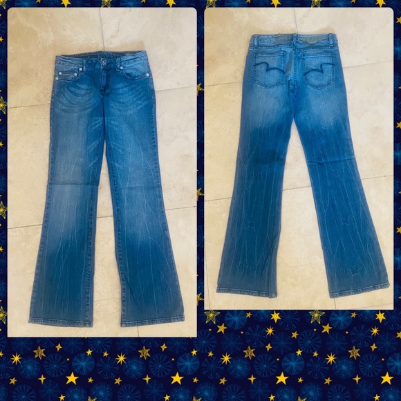 BCBGMaxAzria | Jeans | Bcbgmaxazria Bcbg Claire Boot Cut Blue Denim ...